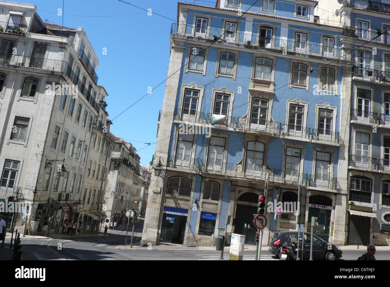 Largo da sè, Lisbon, Portugal Stock Photo - Alamy