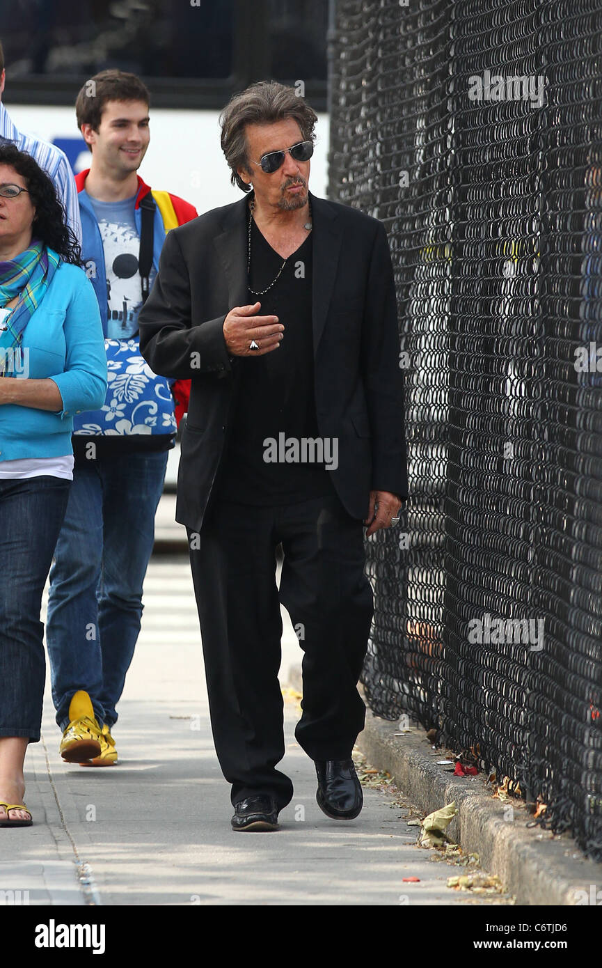 Al Pacino out and about in SoHo New York City, USA - 27.05.10 Stock ...