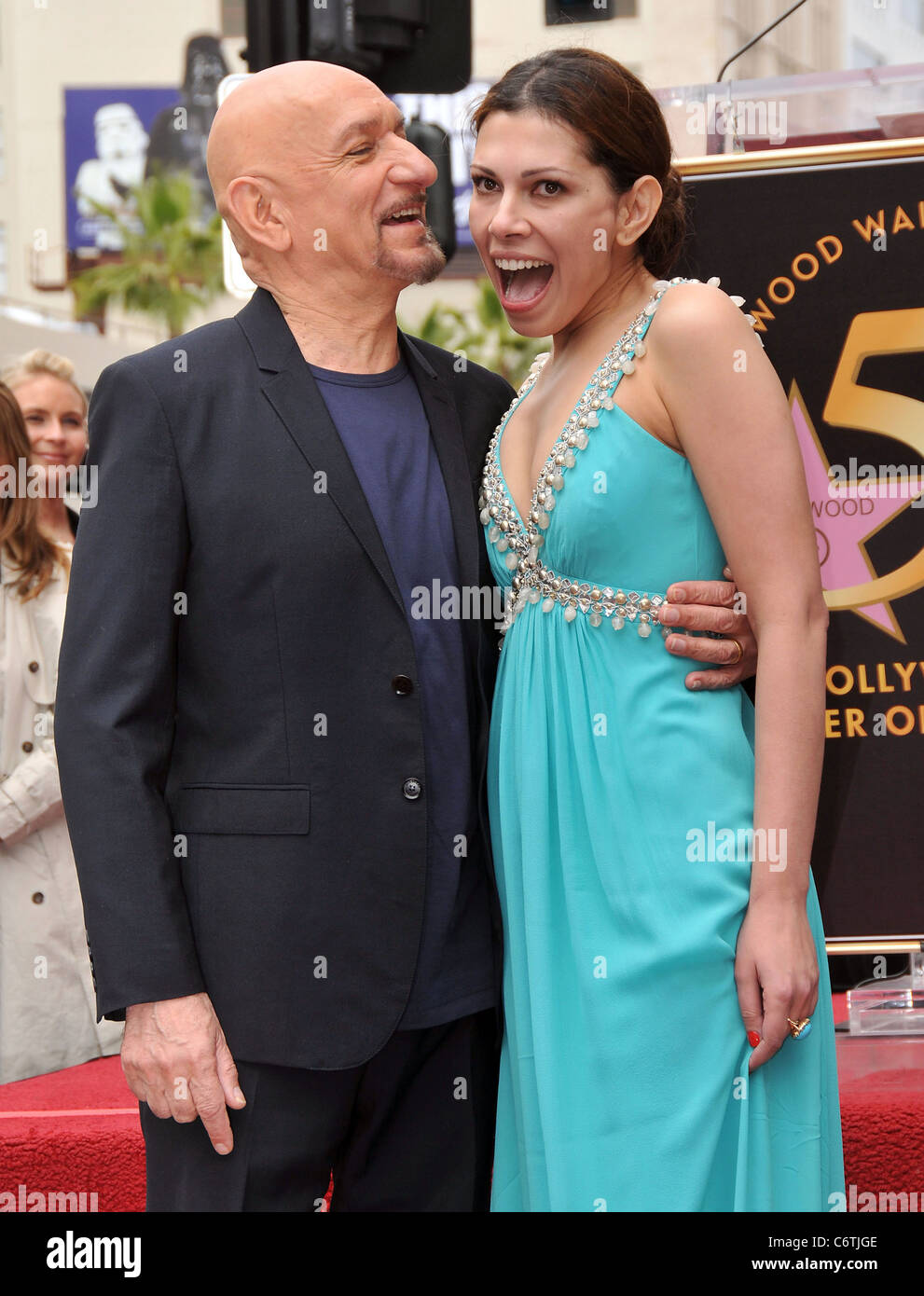 Sir Ben Kingsley and Daniela Lavender Sir Ben Kingsley is honoured with ...