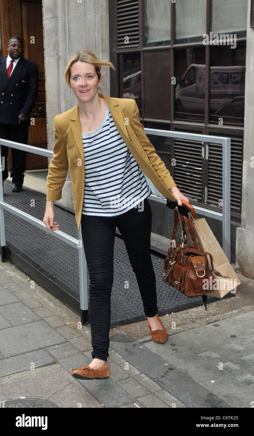 Edith Bowman Celebrities outside the Radio One studios London, England ...