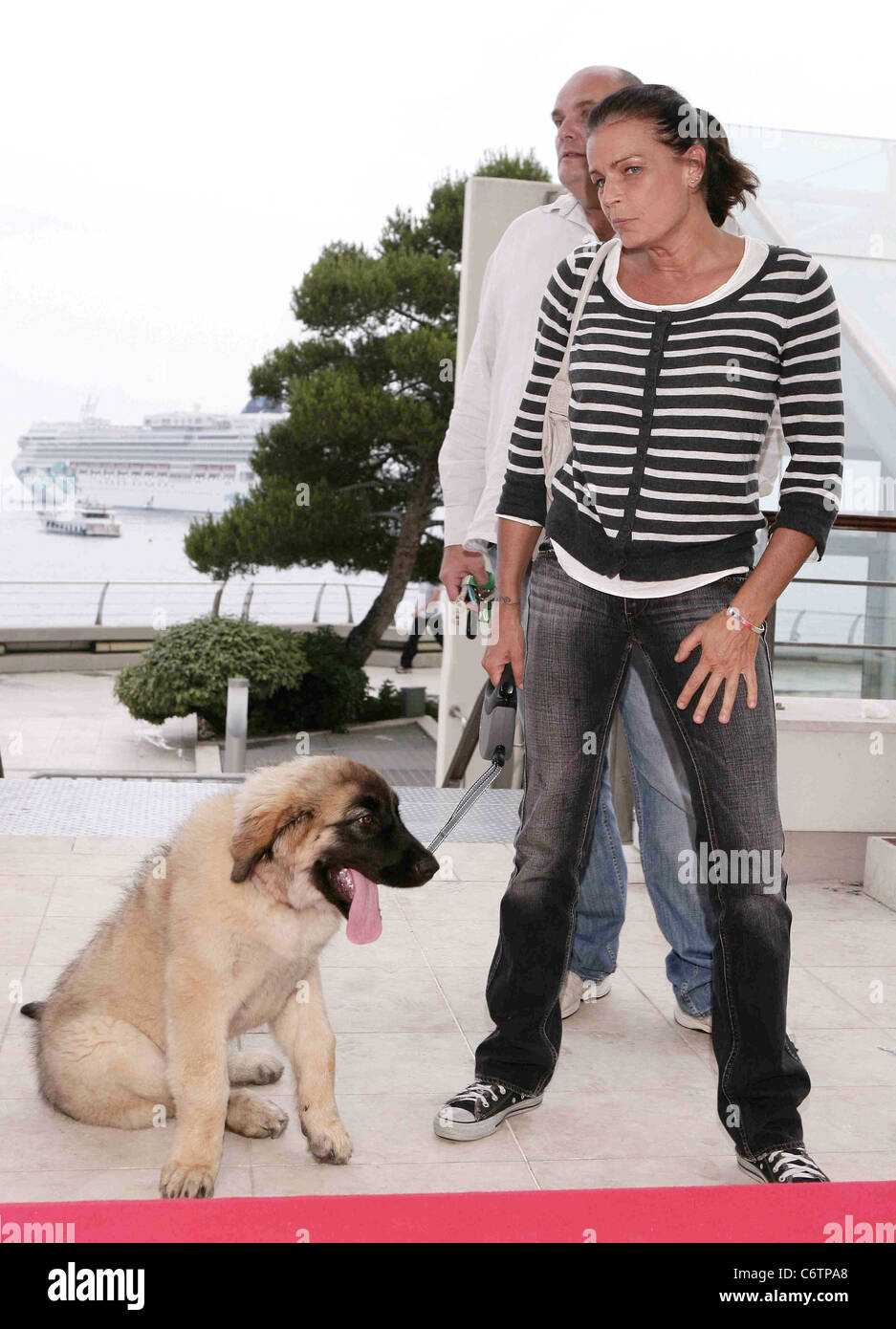 Princess Stephanie of Monaco with her dog Magic Founder President of ...