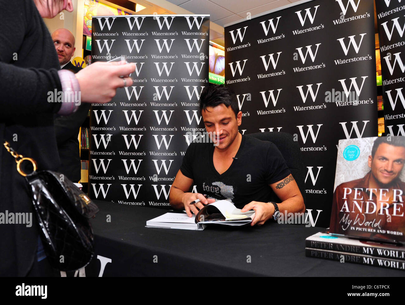 Peter Andre signs copies of his book 'My World' at Waterstones Ocean ...