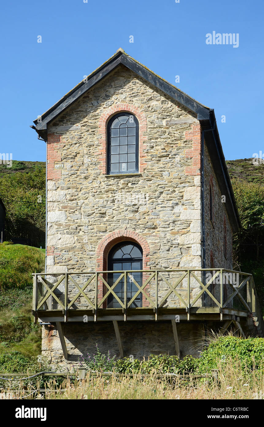 An old tin mine engine house that has been converted to a home in ...