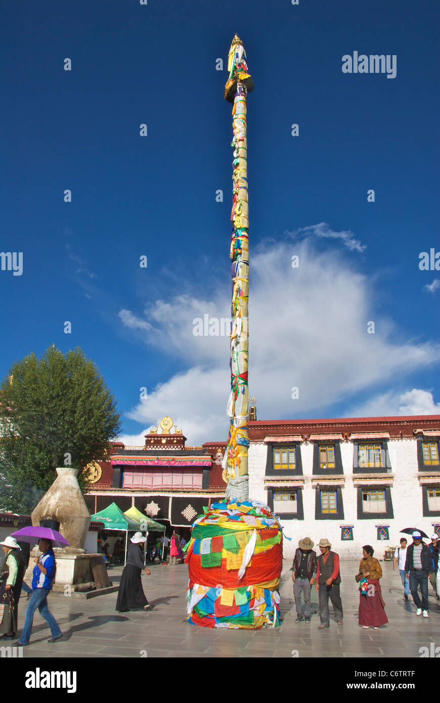 Jokhang monastery hi-res stock photography and images - Alamy