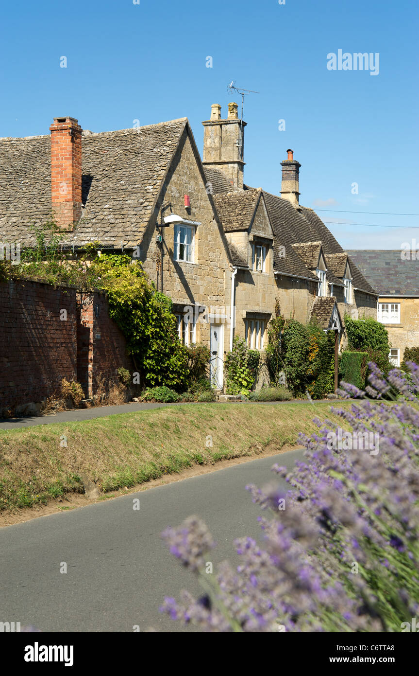 The quiet village of Mickleton, Gloucestershire, England, UK Stock ...