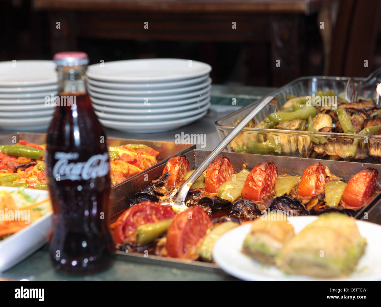 Turkish fast food restaurant Stock Photo - Alamy