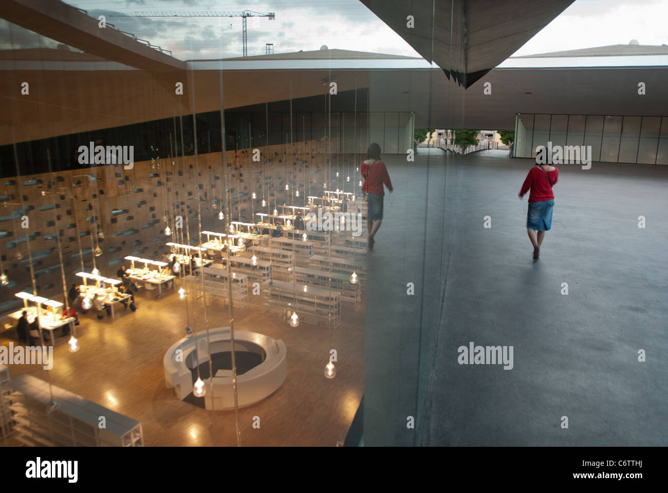 Library in Espacio de las Artes (Arts Center), Santa Cruz de Tenerife ...