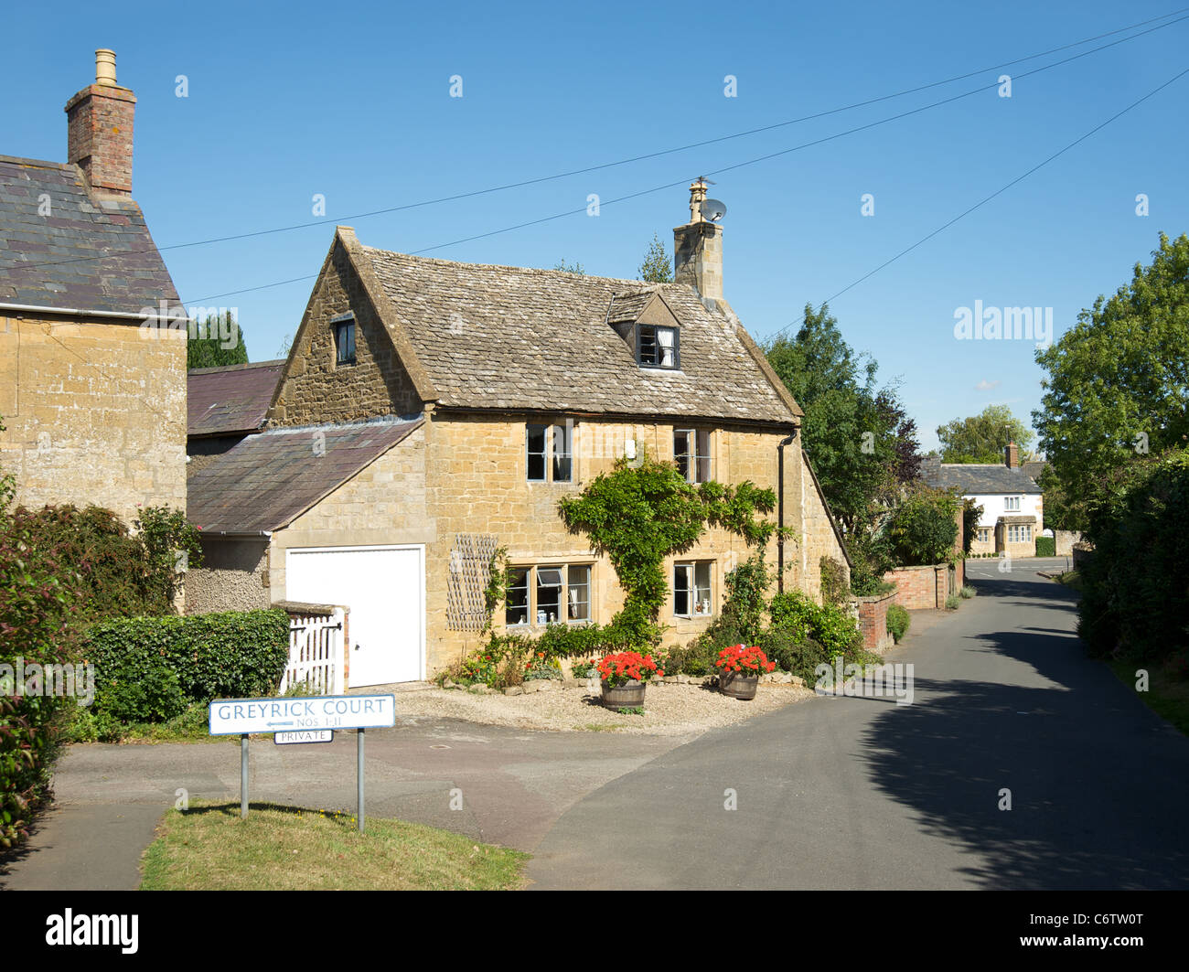 The quiet village of Mickleton, Gloucestershire, England, UK Stock ...