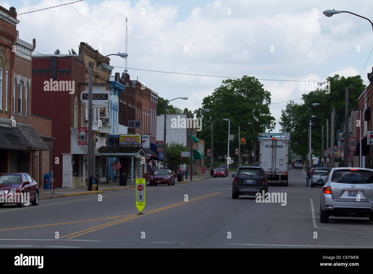 Downtown small town ohio hi-res stock photography and images - Alamy