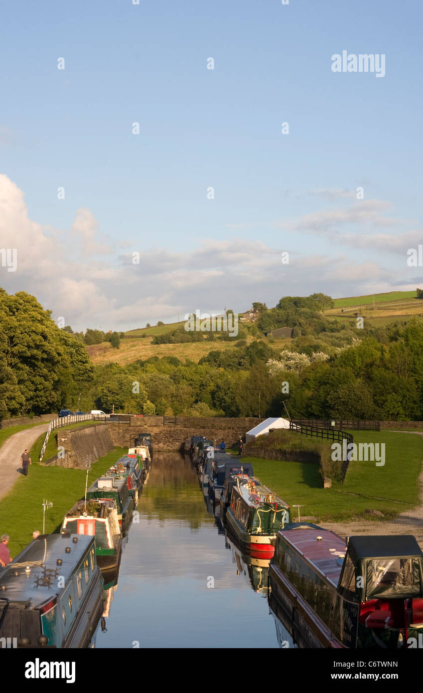 Derbyshire peak forest canal hi-res stock photography and images - Alamy