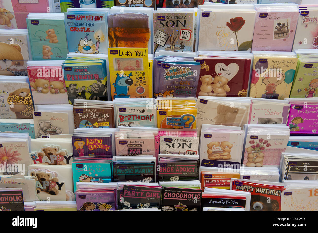Birthday cards display hi-res stock photography and images - Alamy