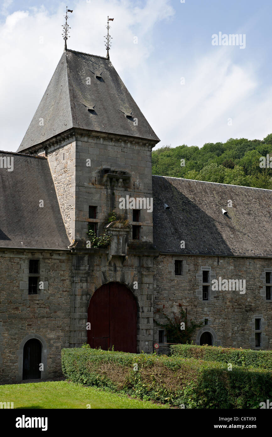 Castle in the town Spontin, Ardennes, Belgium Stock Photo - Alamy