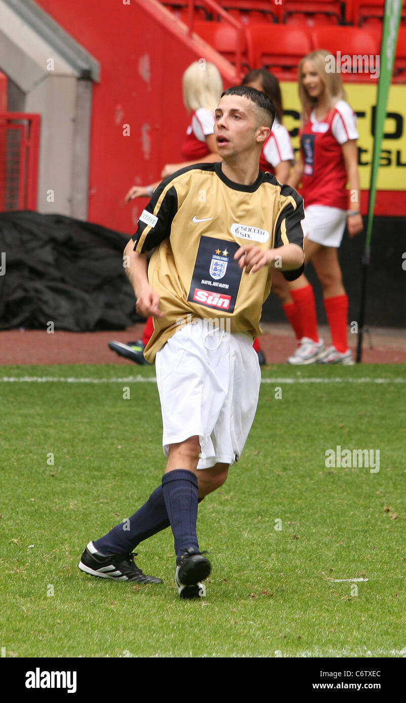 Dino Contostavlos aka Dappy of N-Dubz Celebrity Soccer Six 2010 ...