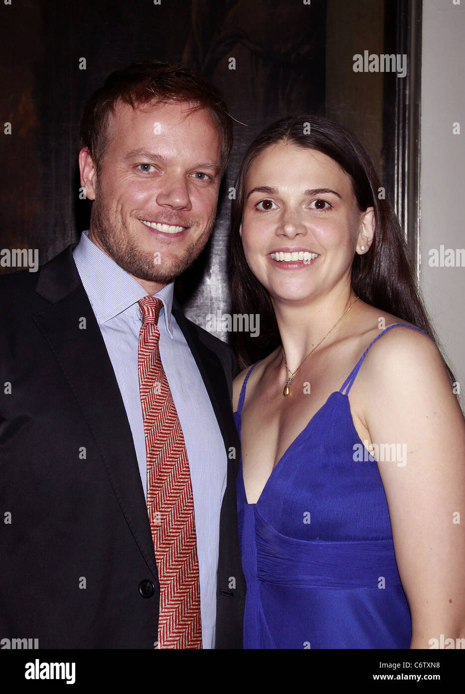 Jason Moore and Sutton Foster Opening night reception for 'Sutton ...