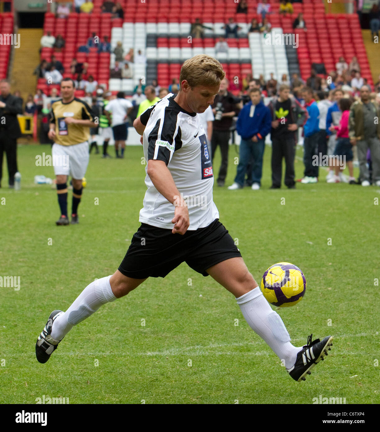 Jeff Brazier 2010 Soccer Six tournament at Charlton Athletic Football ...