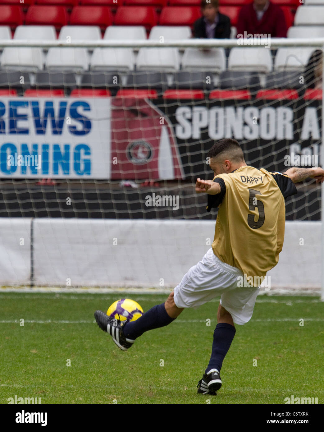 Dino Contostavlos aka Dappy of N-Dubz 2010 Soccer Six tournament at ...
