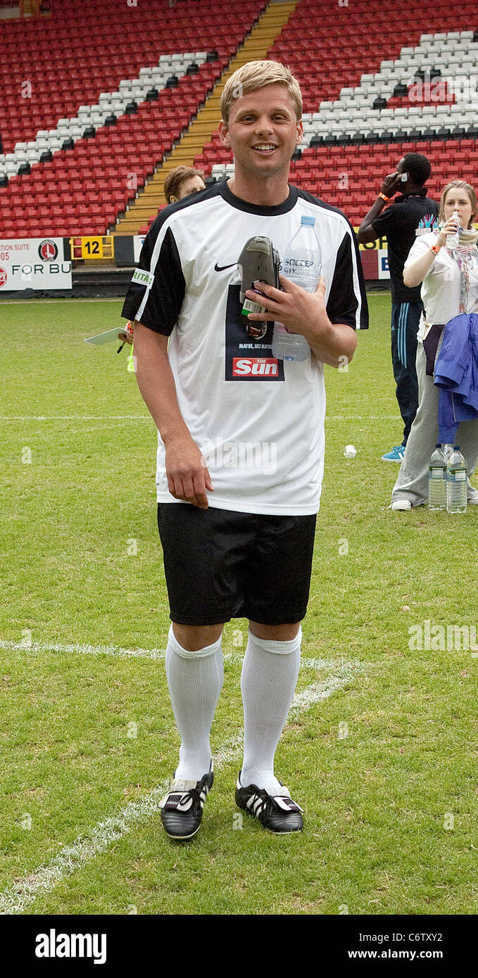 Jeff Brazier 2010 Soccer Six tournament at Charlton Athletic Football ...
