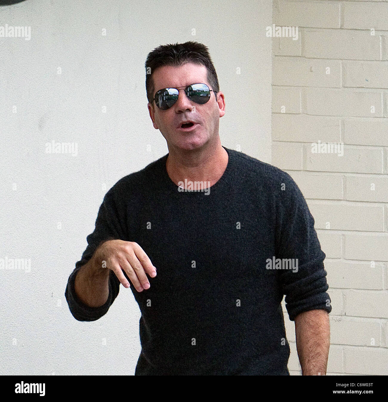 Simon Cowell The 'Britain's Got Talent' judges arriving at the ...