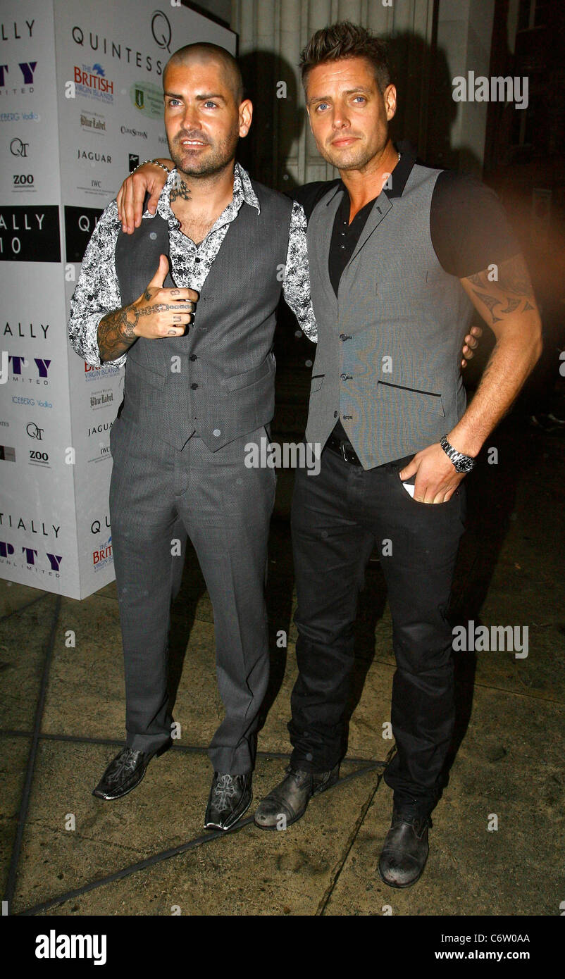 Shane Lynch, Keith Duffy Quintessentially Awards at Freemasons Hall ...