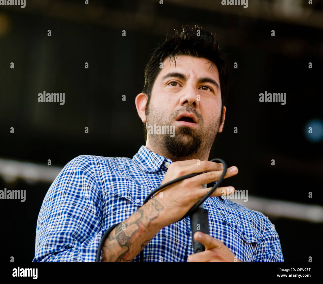 Deftones performing at Rock on the Range 2010 at Crew Stadium - Day 1 ...