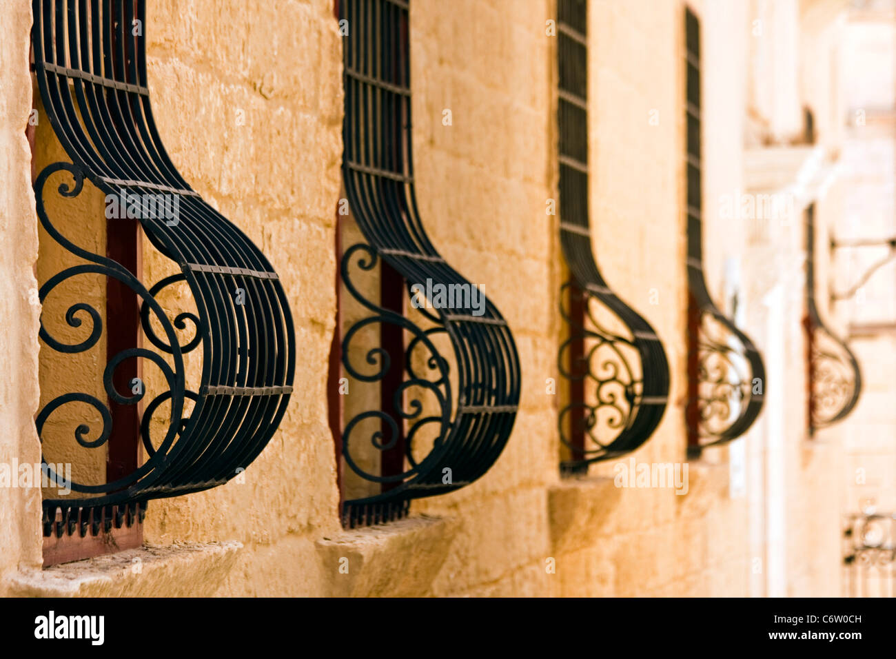 Pregnant Windows Mdina, Malta Stock Photo - Alamy