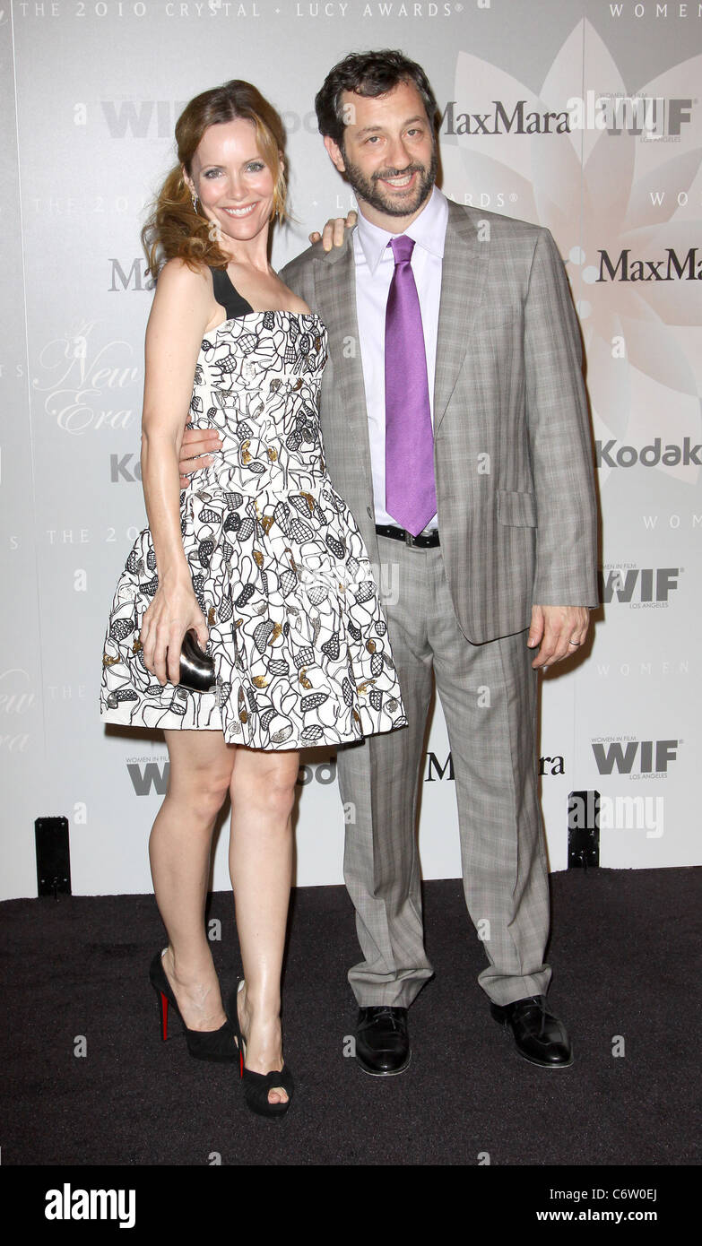 Leslie Mann and Judd Apatow, at the 2010 Crystal + Lucy Awards: A New ...