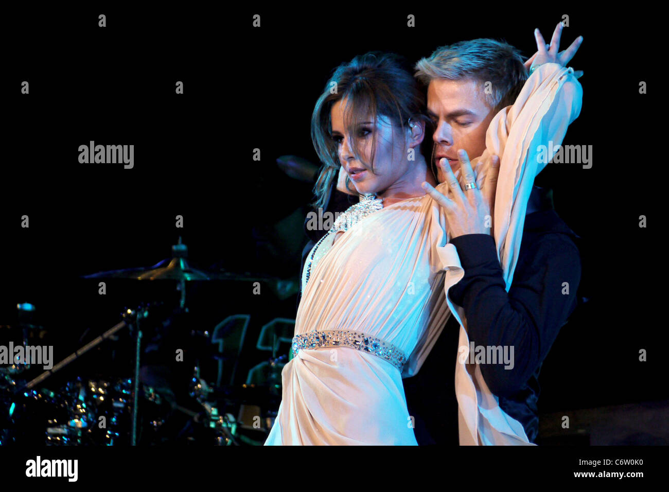 Cheryl Cole performing her last show of her UK tour at the LG Arena ...