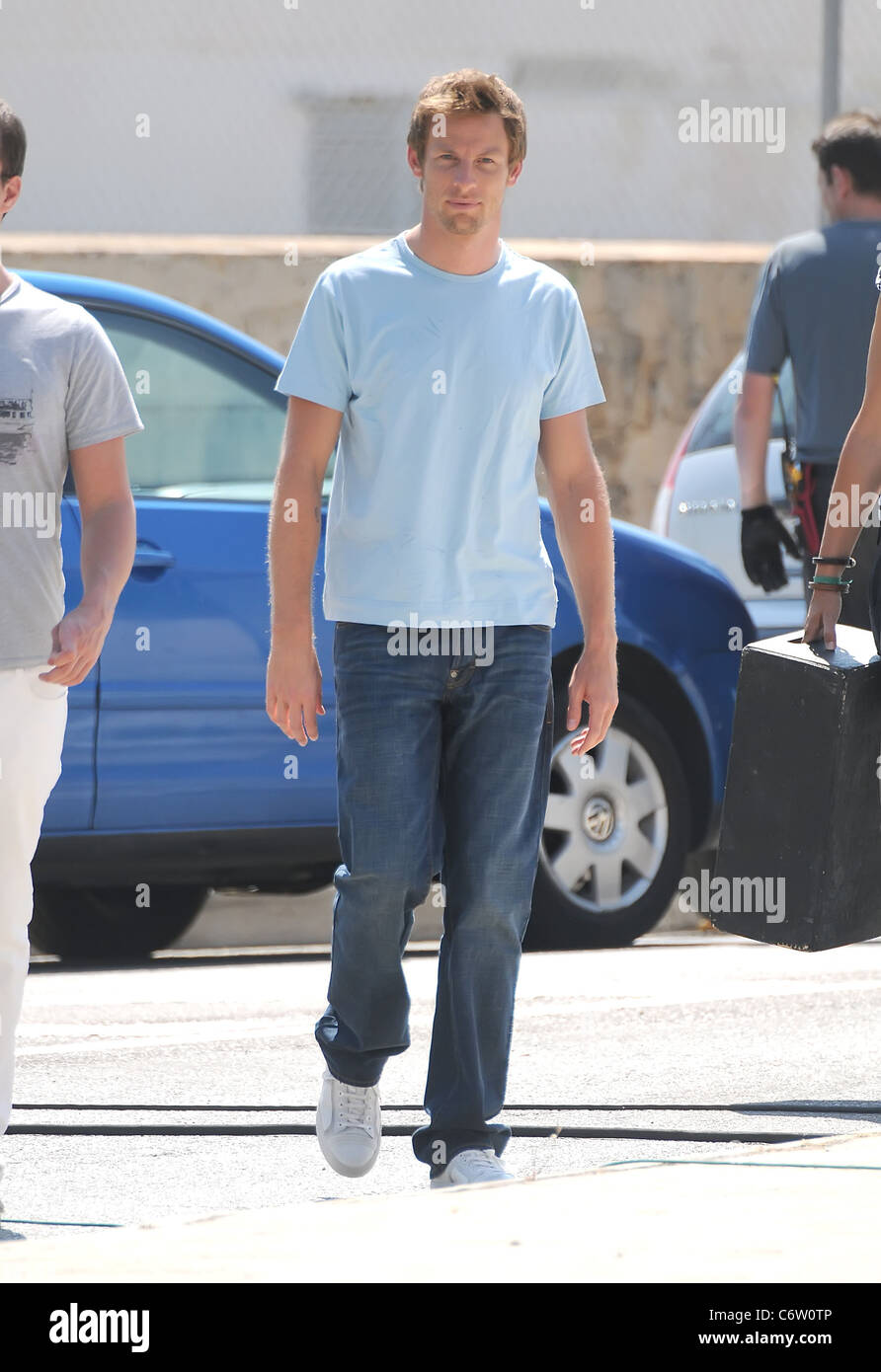 Jenson Button in Majorca to shoot a commercial Majorca, Spain 22.05.10 ...