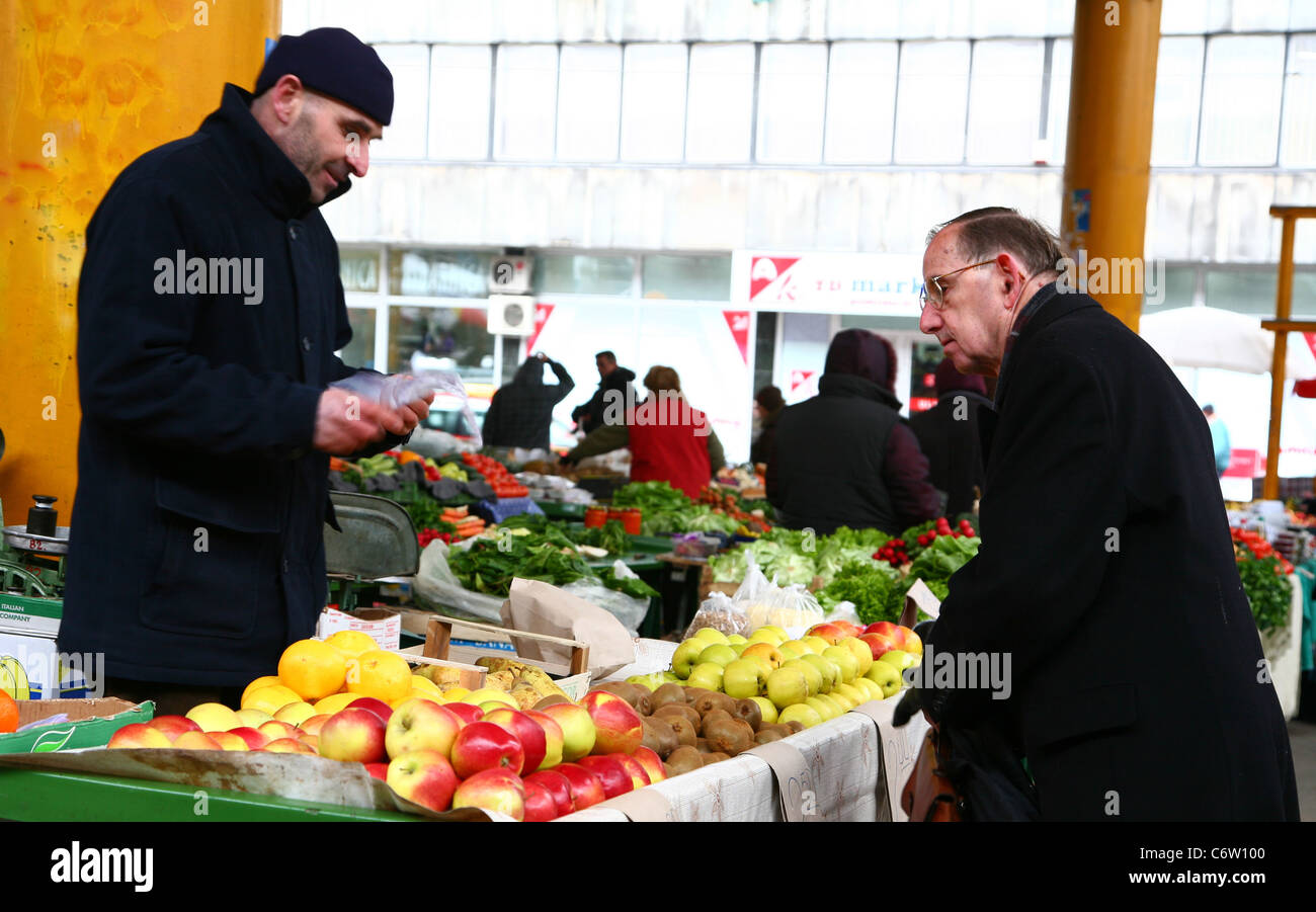 Fruit vegetable market sarajevo bosnia hi-res stock photography and ...