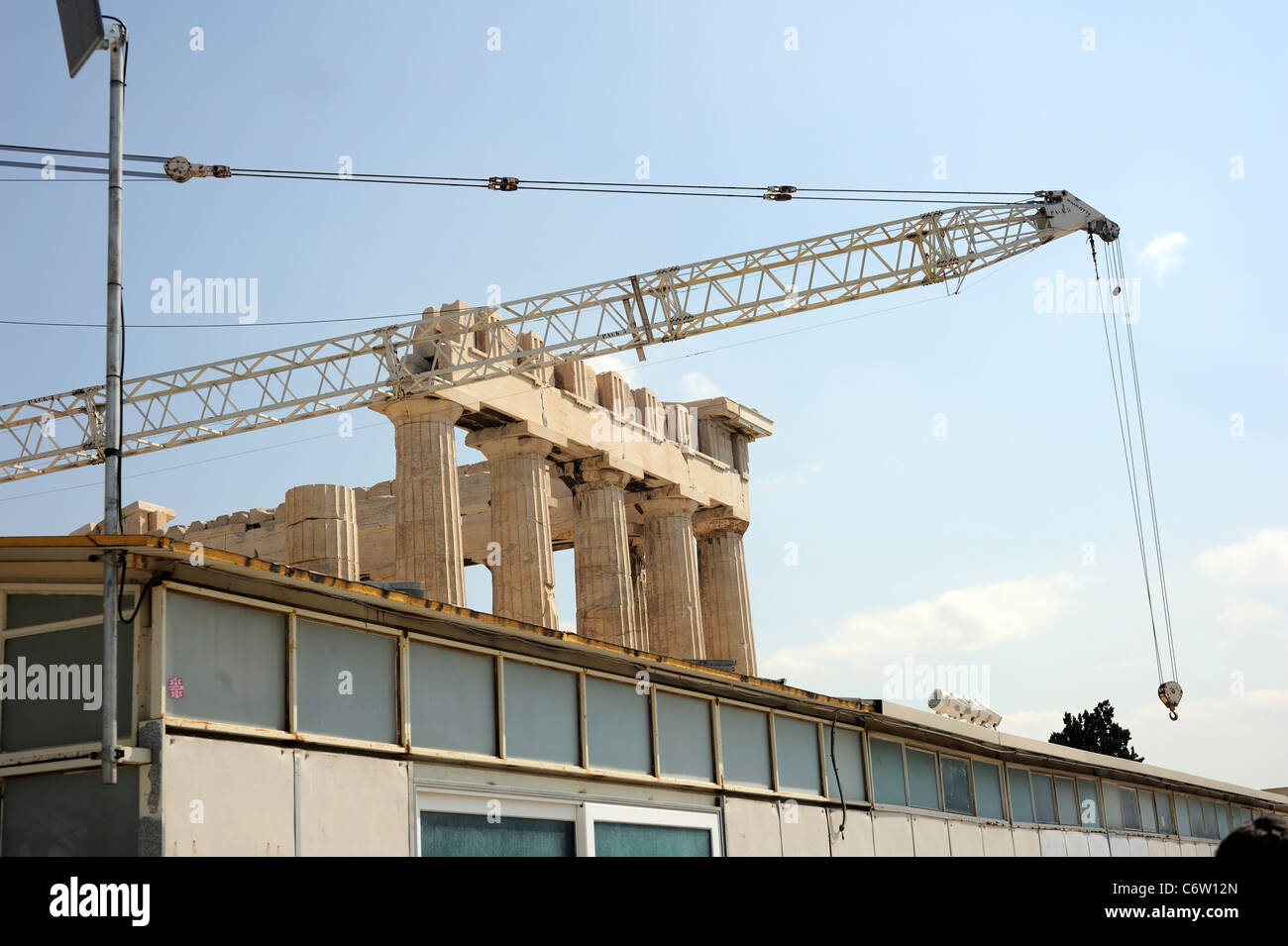 Acropolis restoration hi-res stock photography and images - Alamy