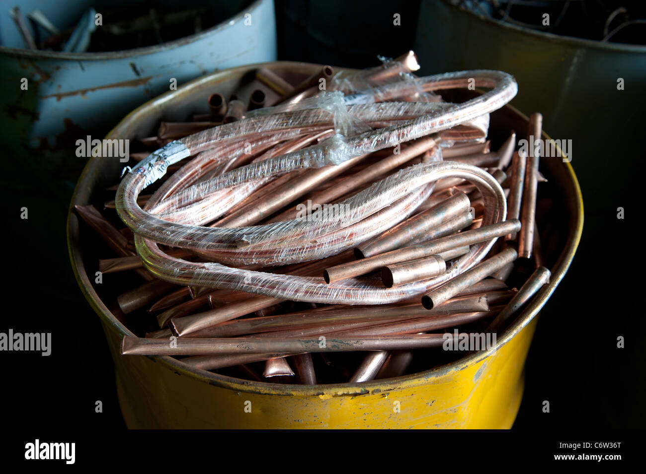 Scrap Metal Pipes High Resolution Stock Photography and Images - Alamy