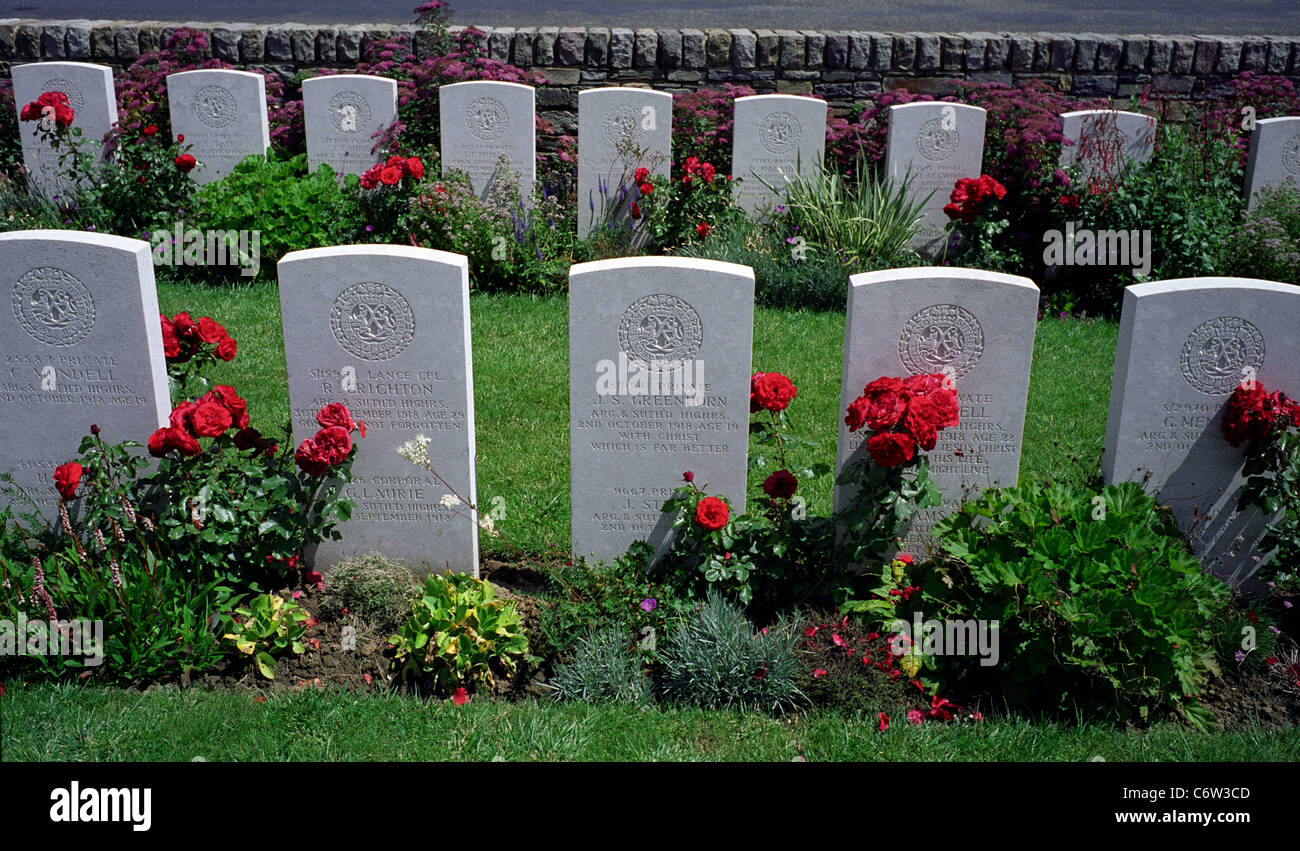 Ww1 cwgc war graves france dead hi-res stock photography and images - Alamy