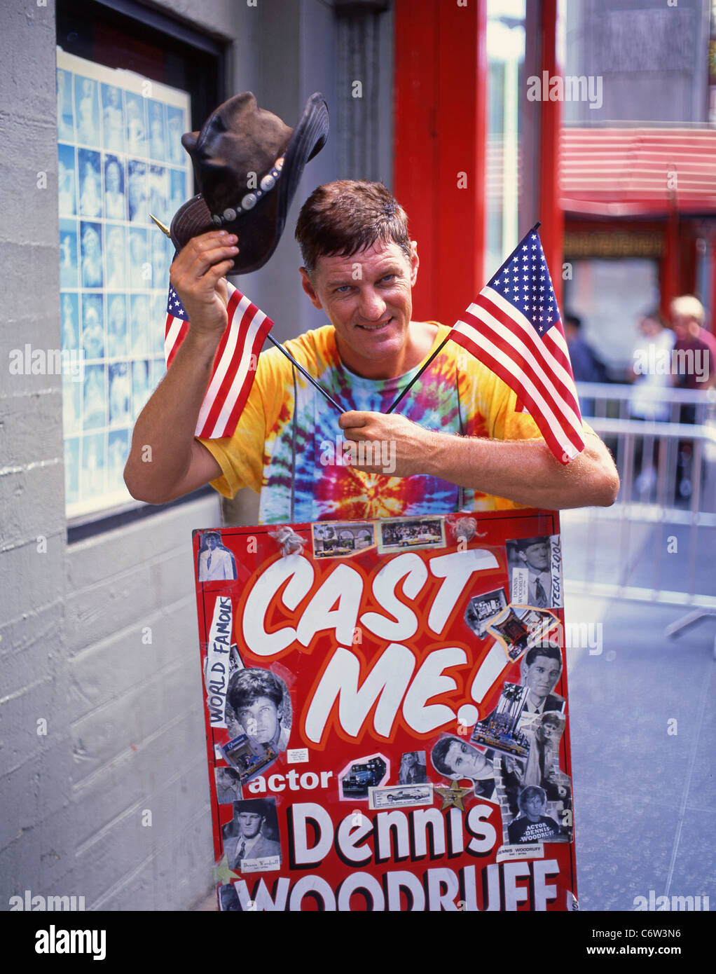 Actor advertising work hollywood boulevard hi-res stock photography and ...