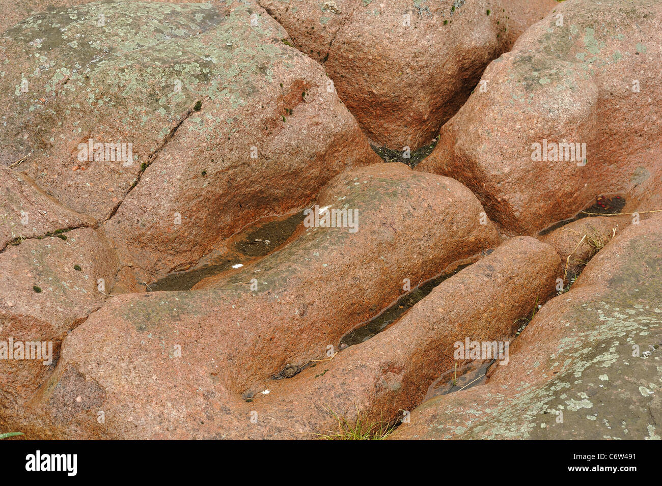 Humberstone ancient granite rock hi-res stock photography and images ...