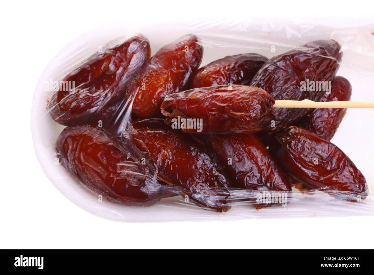 Dried date fruits isolated on white background Stock Photo - Alamy