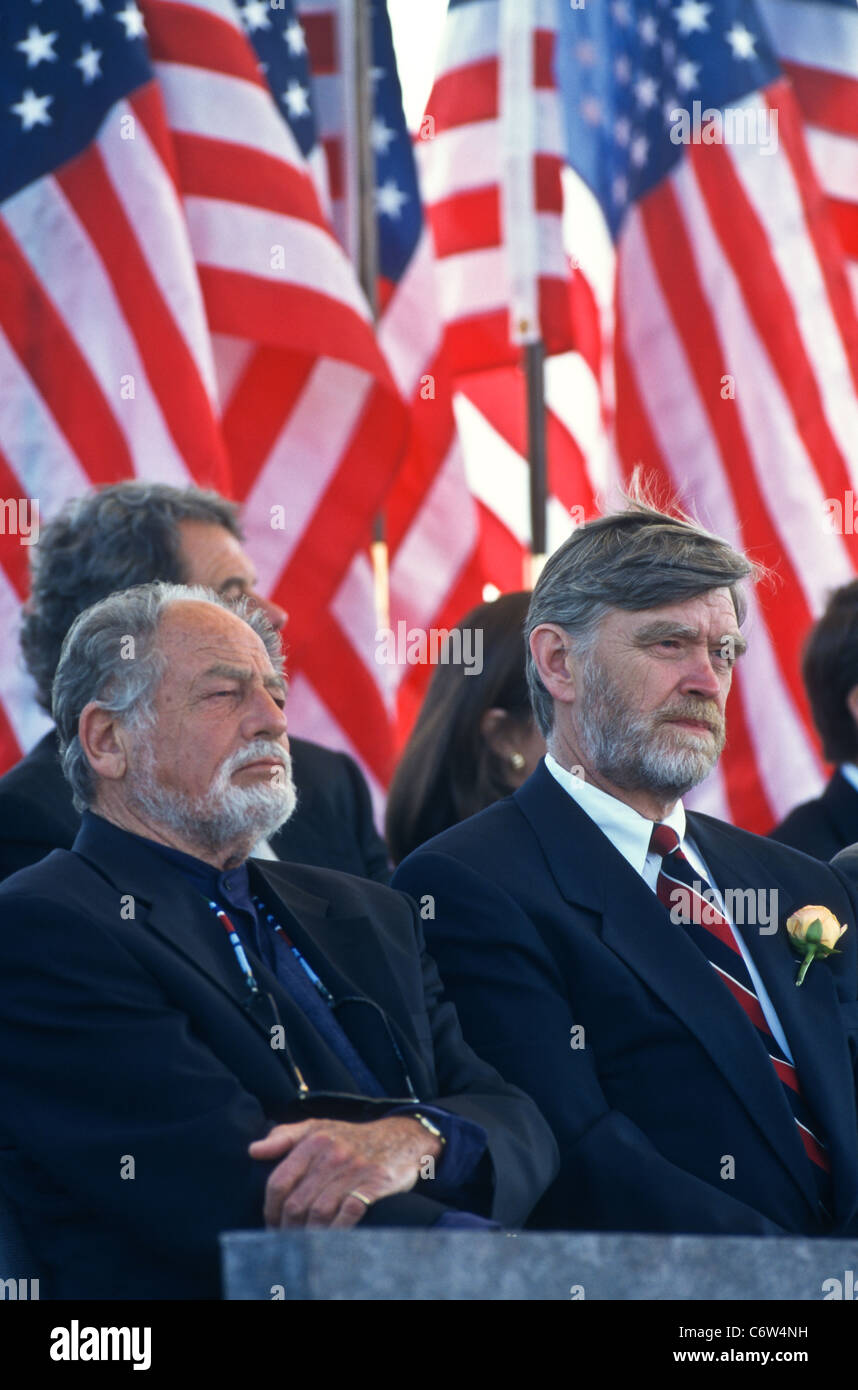 David Roosevelt (right), grandson of Franklin Delano Roosevelt sits ...