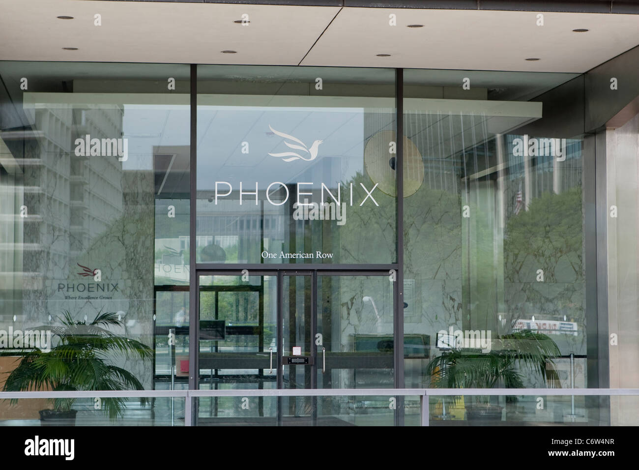 The Phoenix Companies headquarters is pictured in Hartford, Connecticut ...