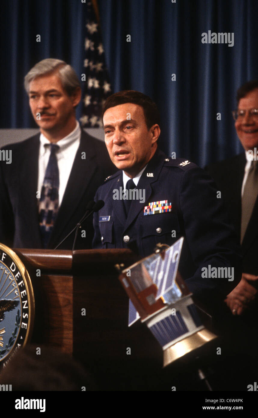 Col Pedro Ruston, announces the discovery of water on the surface of ...