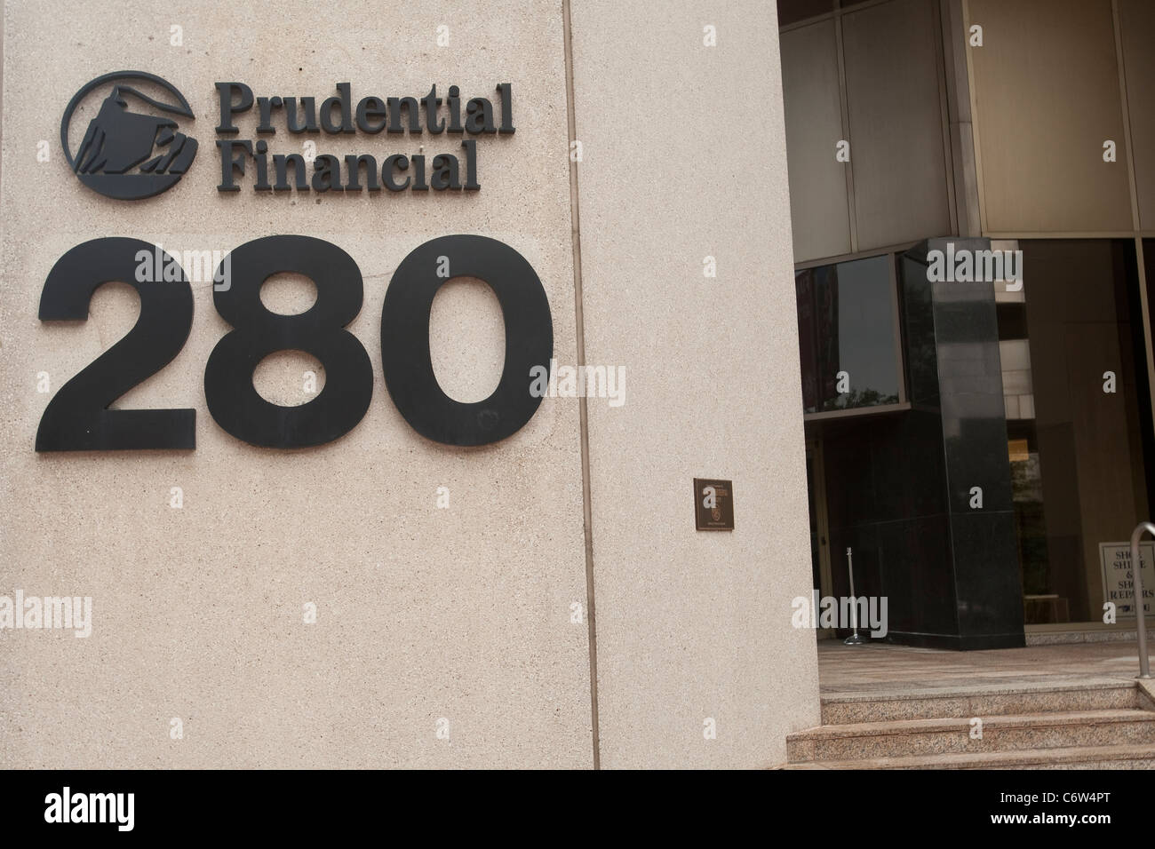 Prudential Financial logo is pictured on an office building in Hartford ...