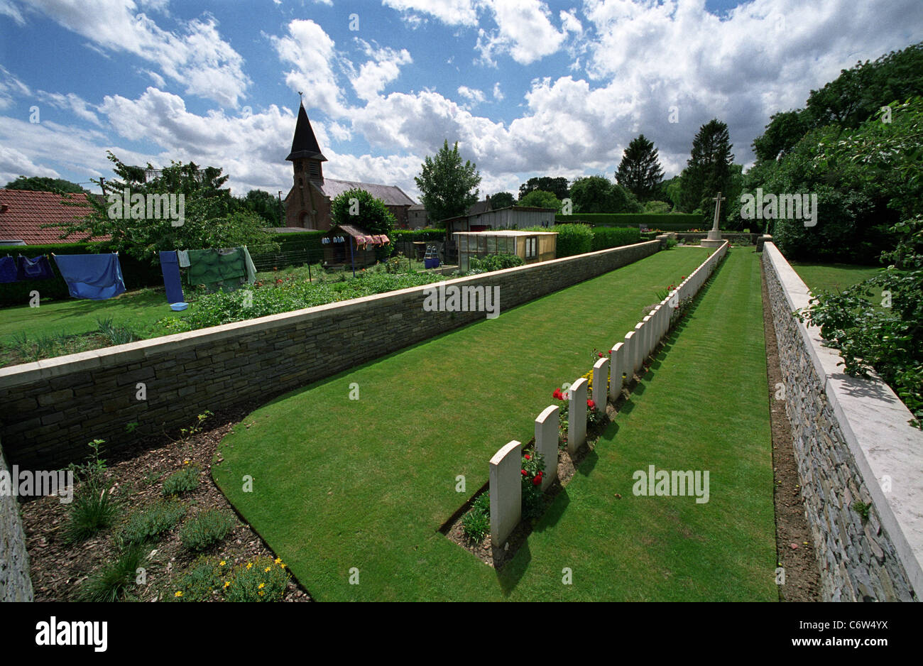 Ww1 Cwgc War Graves France Dead Stock Photos & Ww1 Cwgc War Graves ...
