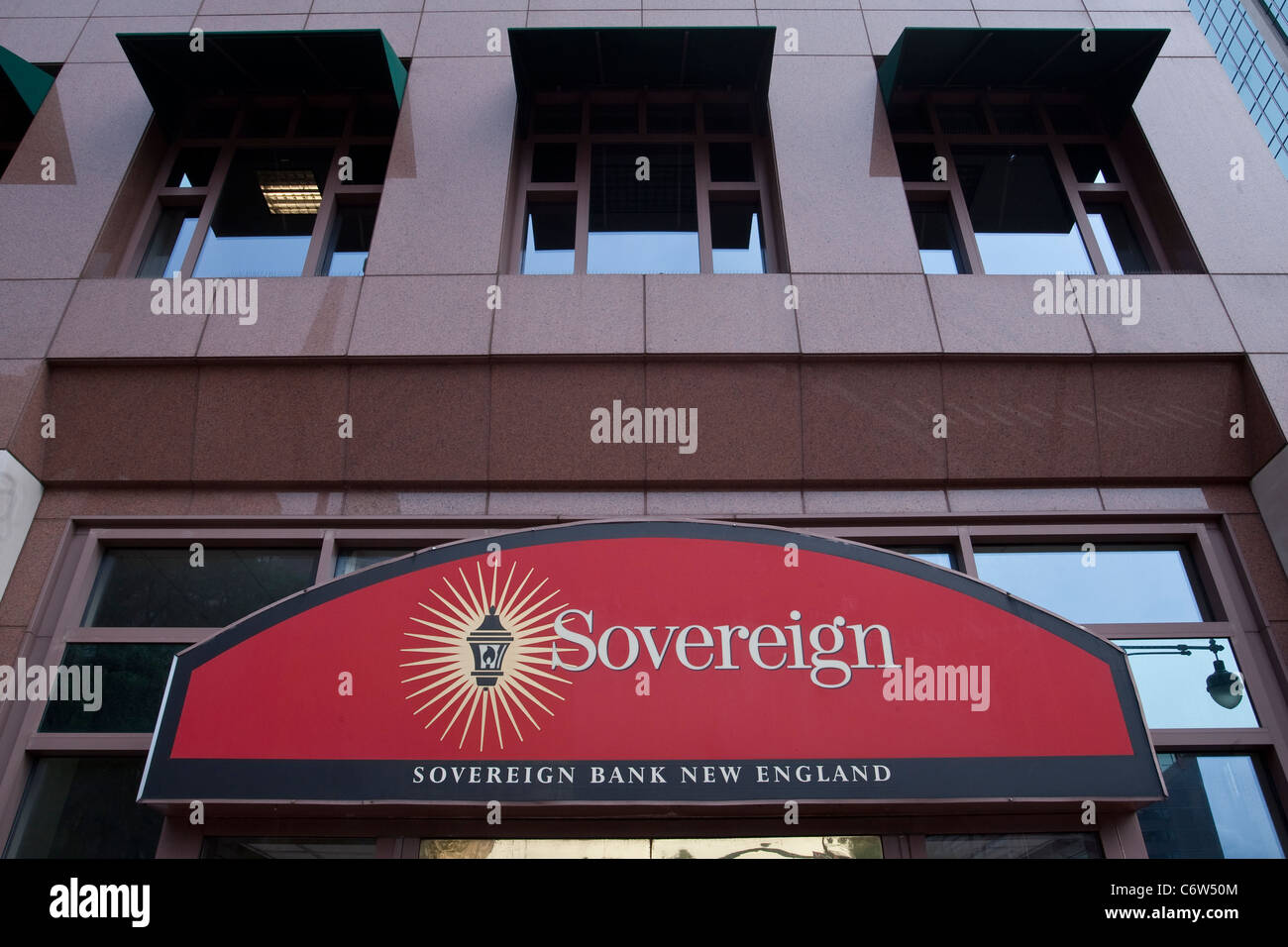 A Sovereign Bank branch is pictured in Hartford, Connecticut, Saturday ...