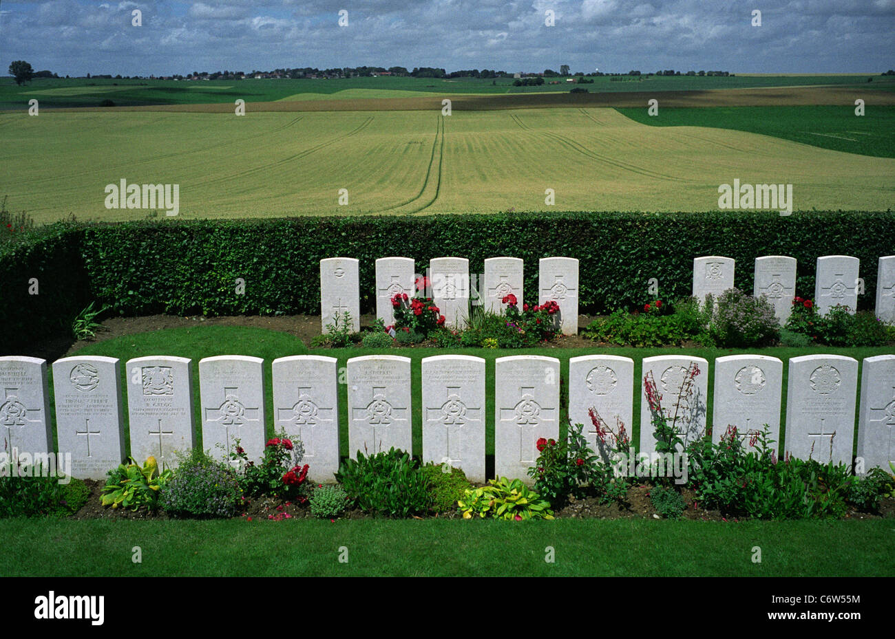 Commonwealth War Graves Commission cemeteries in Northern France from ...
