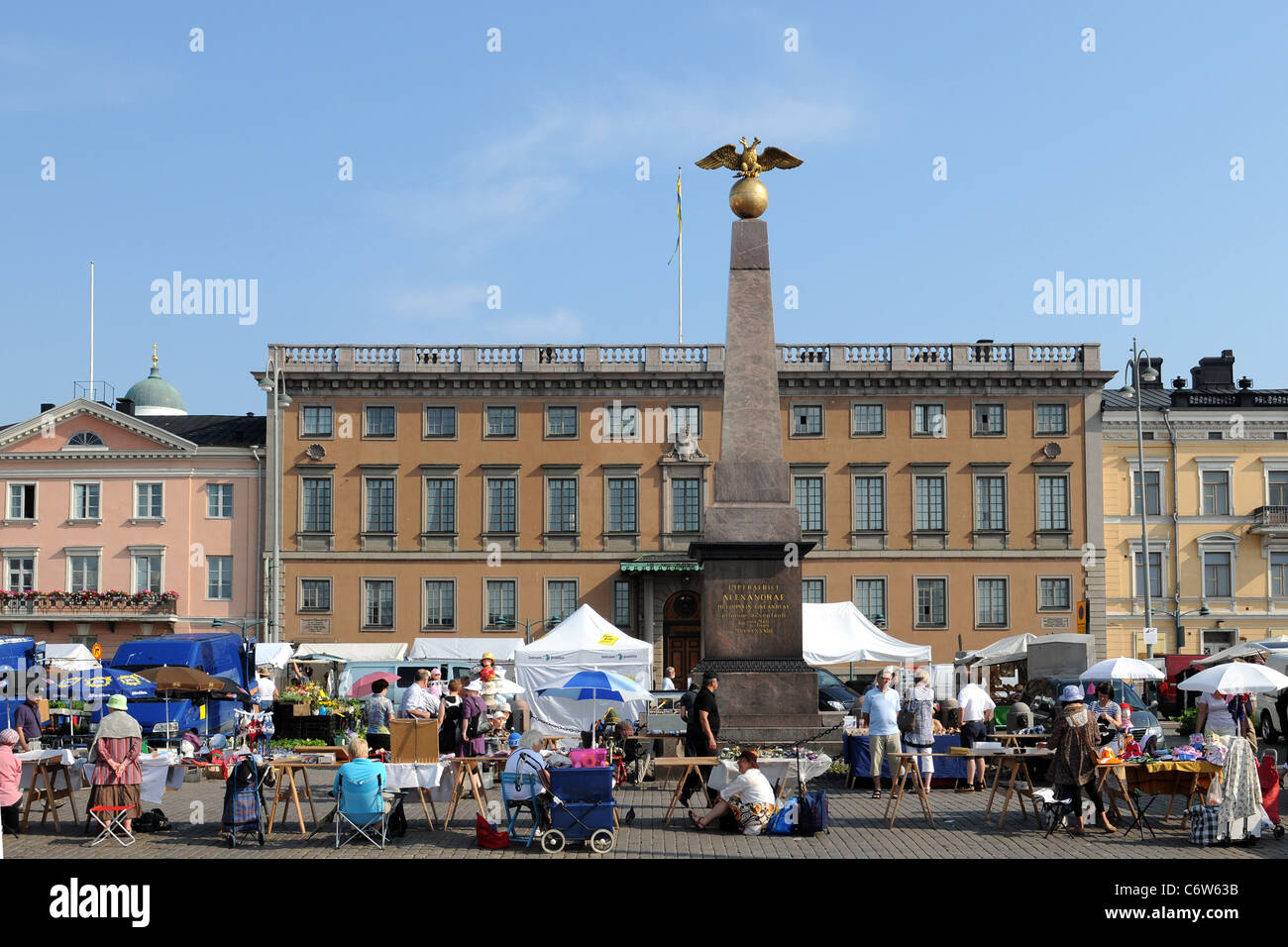 Double Headed Eagle On Alexander Column High Resolution Stock ...
