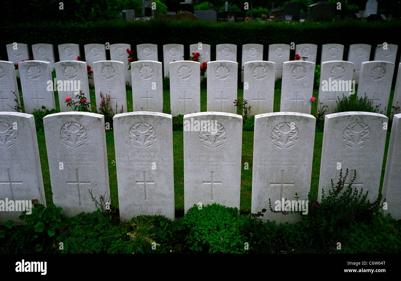 Ww1 cwgc war graves france dead hi-res stock photography and images - Alamy