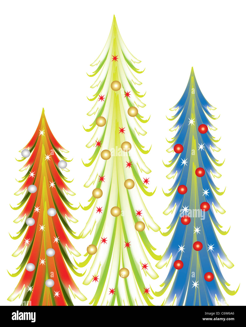 Abstract christmas trees hi-res stock photography and images - Alamy