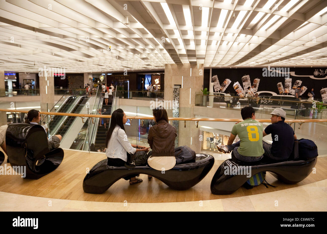A scene inside the Ion shopping Mall, Orchard Road, Singapore Stock ...