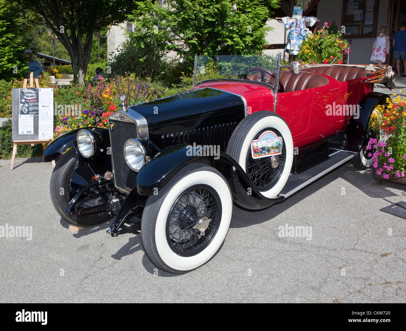 Scarce classic car : Georges Irat 1922 during the classic car gathering ...