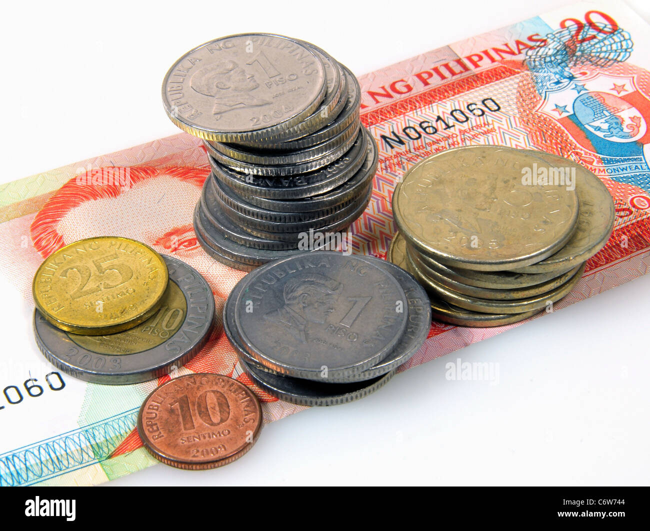 Philippine peso coins hi-res stock photography and images - Alamy