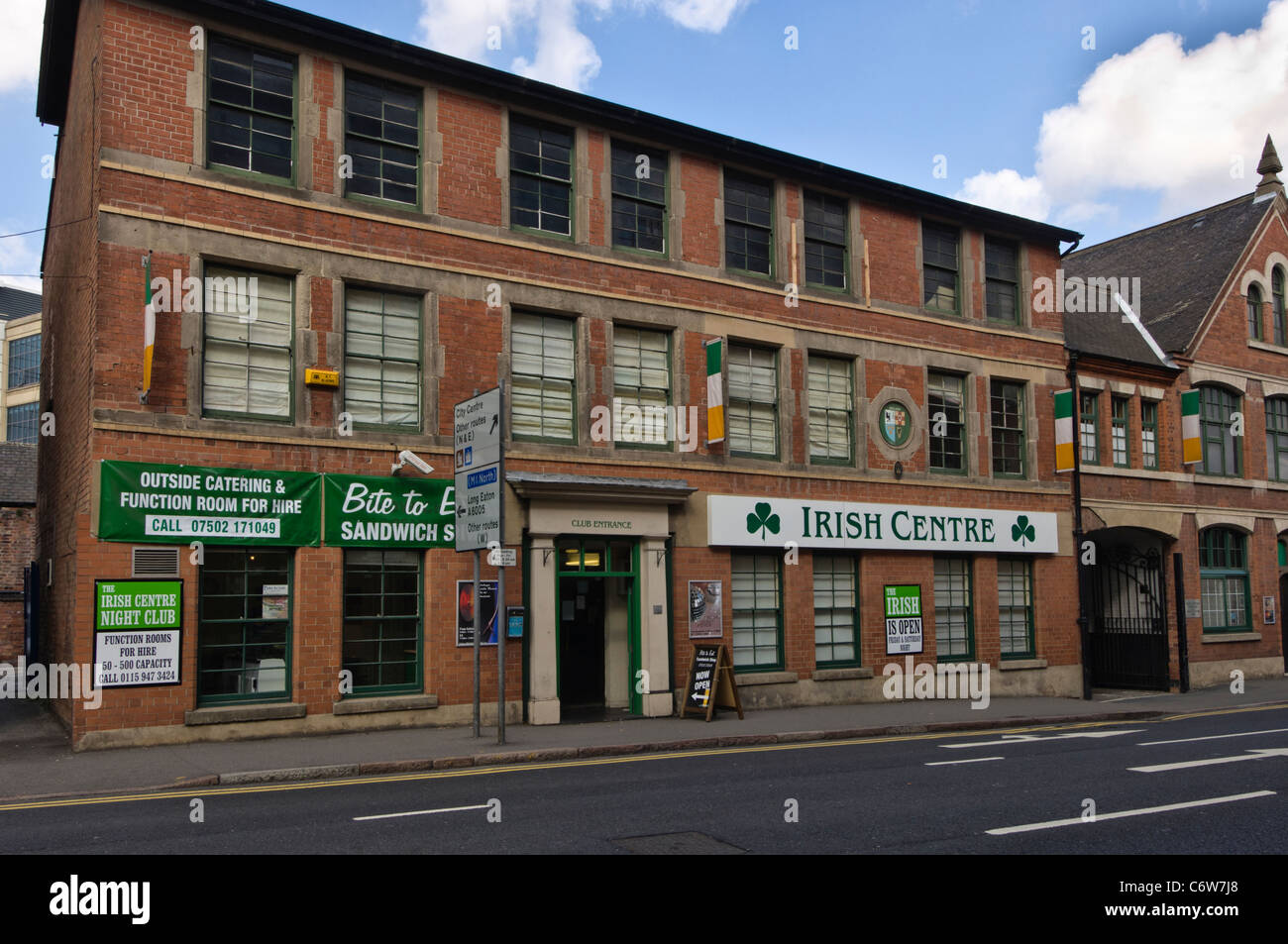 The Irish Centre, Nottingham, recently saved from closure Stock Photo ...