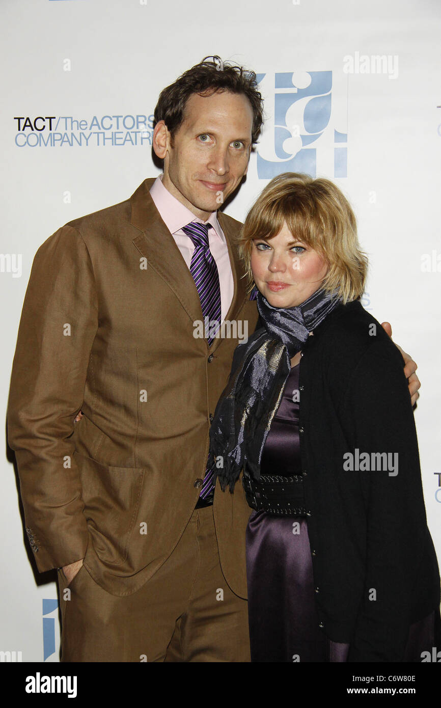 Stephen Kunken and Jen Thompson attending the 2010 TACT The Actors ...